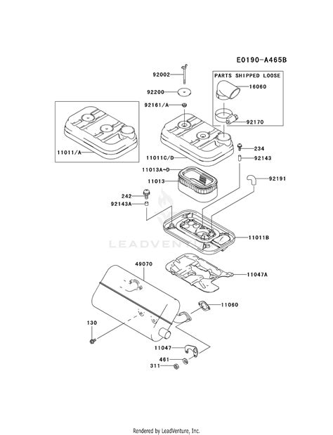 Kawasaki Fd620d Bs18 4 Stroke Engine Fd620d Parts Diagrams