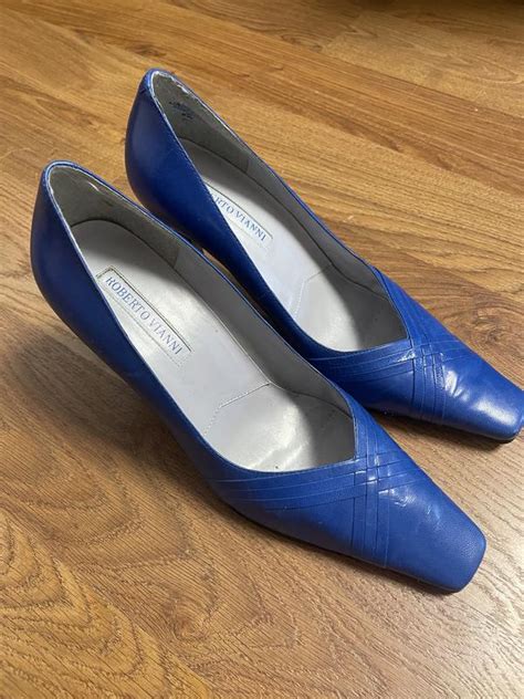 Туфлі сині 39 40 р — ціна 281 грн у каталозі Туфлі Купити жіночі речі за доступною ціною на Шафі