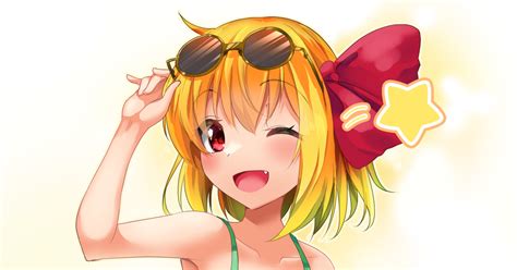 東方 夏を満喫すルーミア 羽山悠rodyのイラスト Pixiv