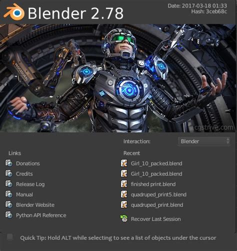 realitate Interconnect Retenţie blender start screen pion Semn Biroul