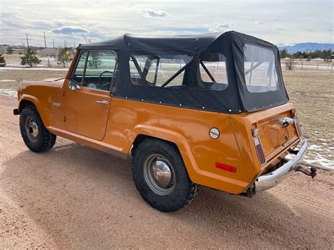 1972 Jeep Commando Convertible Orange 4wd Manual Jeepster For Sale