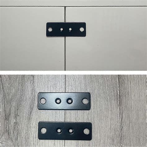 Perforated Plate Flat Assembly Plates Repair Connector 2pcs 75x25mm Metal Flat Straight Fixing