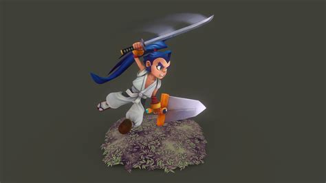 Brave Fencer Musashi Fanart 3d Model By Joustai Alvarias [9fbe95b