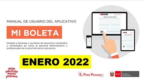Minedu Mi Boleta 2022 Para Docentes Realice La Descarga De Sus Boletas