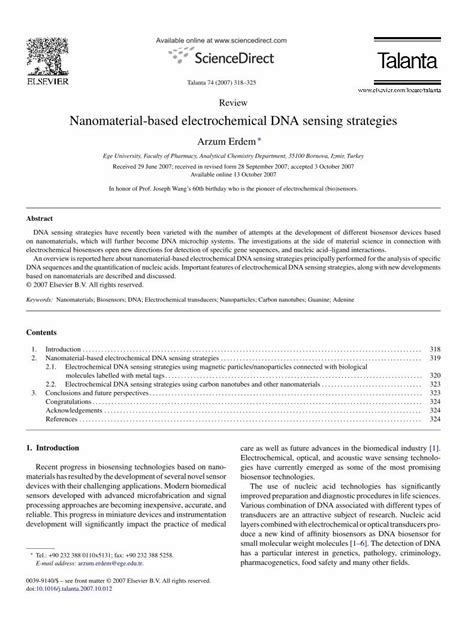 pdf nanomaterial based electrochemical dna sensing strategies