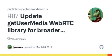 update getusermedia webrtc library for broader browser compatibility