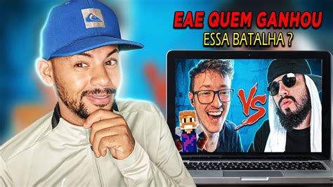 Tonigon Vs Mussoumano Batalha De Youtubers React YouTube