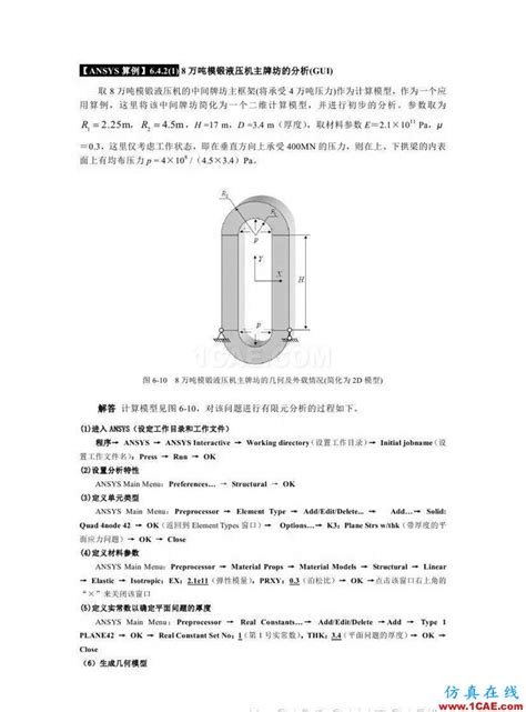 Ansys经典实例（apdl）ansys培训、ansys有限元培训、ansys Workbench培训、ansys视频教程、ansys Workbench教程、ansys Apdl经典教程