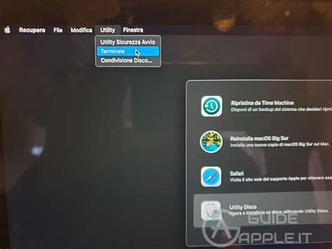 Disabilitare Sip System Integrity Protection Su Macos Bigsur Mac M1