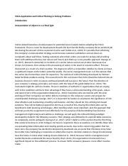 VUCA Application And Critical Thinking In Solving Problem6 Docx VUCA