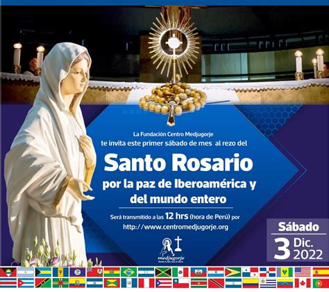 Unéte en directo al rezo del Santo Rosario por la Paz en Iberoamérica