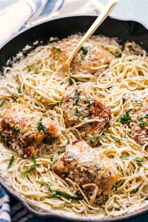 Creamy Pesto Chicken Skillet Princess Pinky Girl