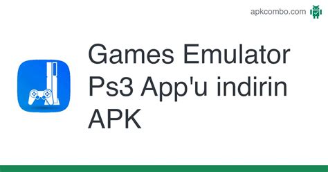 Games Emulator Ps3 App Apk Android App Ücretsi̇z İndi̇ri̇n