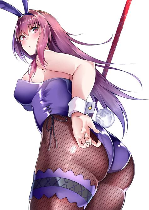 スカサハfate 刺し穿つバニー 「バニーの日 ぴょん 」lenお仕事募集中のイラスト