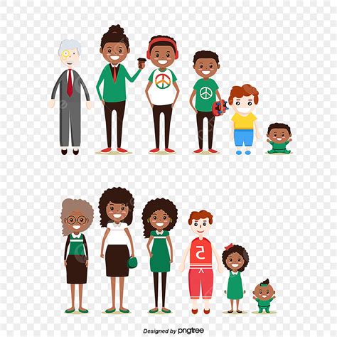 Growth Trajectory Vector Blue Pink Men And Women Png And Vector With