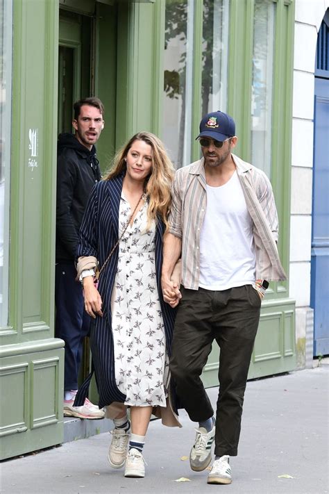 Blake Lively And Ryan Reynolds Match Summer Outfits In Paris