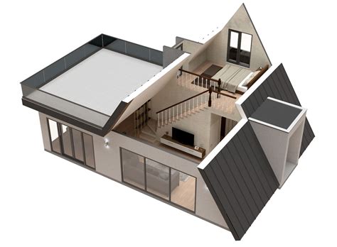 Modern A Frame Cabin House Plans Small Home Plans Etsy