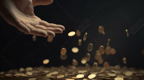매혹적인 만화 스타일 3d 그림활기찬 배경을 배경으로 돈 기부를 상징하는 동전에 손을 뻗는 모습 만화 배경 전에 배경 손 배경 이미지 Hd 만화 전에 손 배경