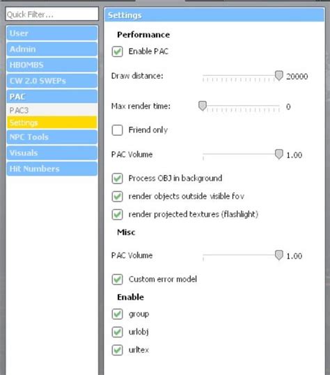 Basics Of Pac3 Editor General Pac3 Wiki