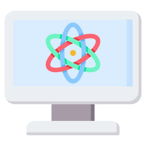 Quantum Computing Generic Flat Icon