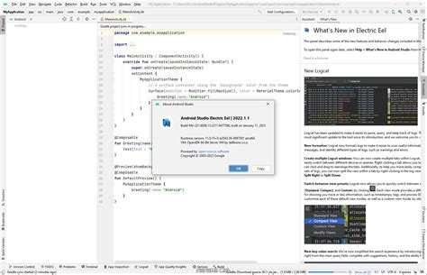 Android Studio Flamingo 2022 2 1 Patch 1 Build AI 222 4459 24 2221