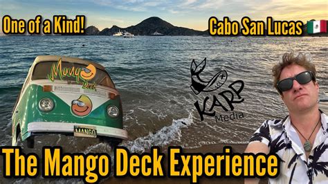 The Mango Deck Experience In Cabo San Lucas Mexico Wild Experience In