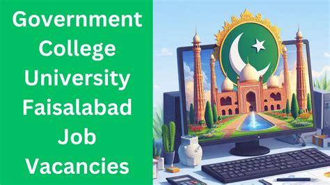 Government College University Faisalabad Job Vacancies