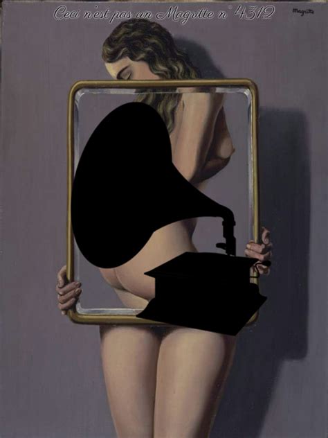 La recherche de la vérité Ceci nest pas un Magritte n 4312 https
