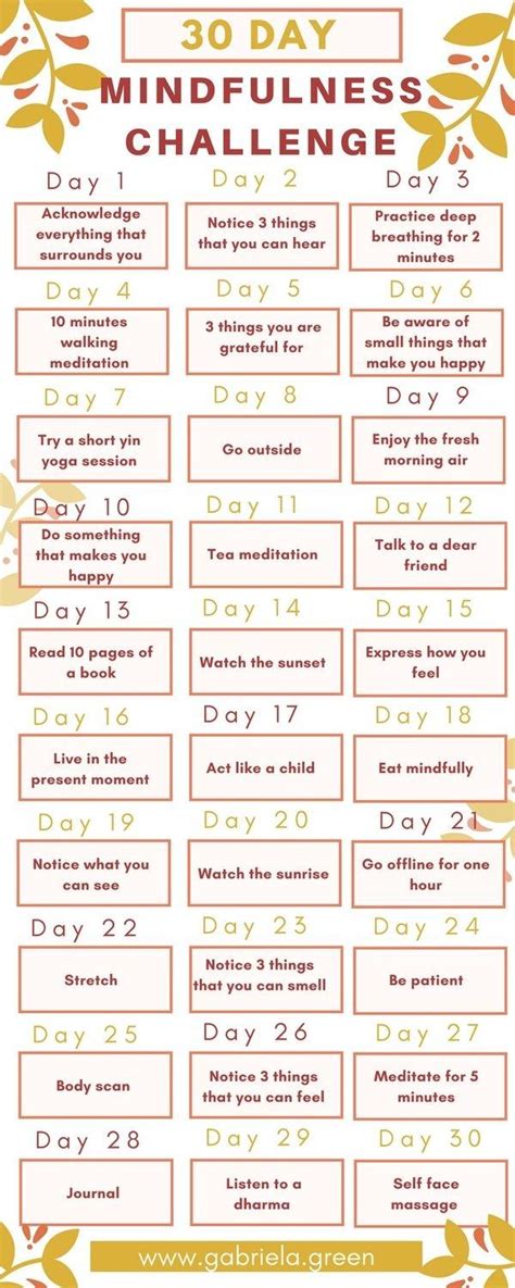 Enrol For The 30 Day Mindfulness Challenge Transform Your Mind In 30