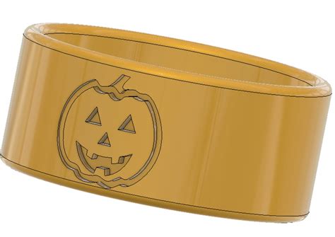 Halloween Pumpkin Ring By Raphi Download Free Stl Model