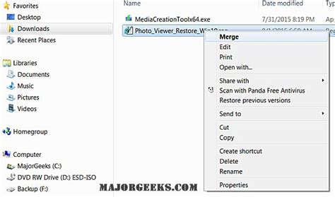 Download Setup Windows Photo Viewer As The Default Image Viewer Majorgeeks