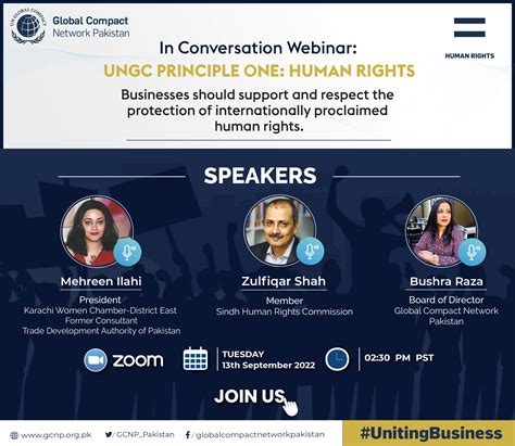 In Conversation Webinar Ungc Principle One Human Rights Global