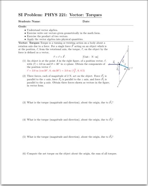 Solved Goals Understand Vector Algebra Exercise Write Chegg