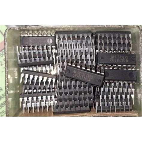 jual ic 74ls193 74193 dip 16 synchronous 4 bit binary counter with