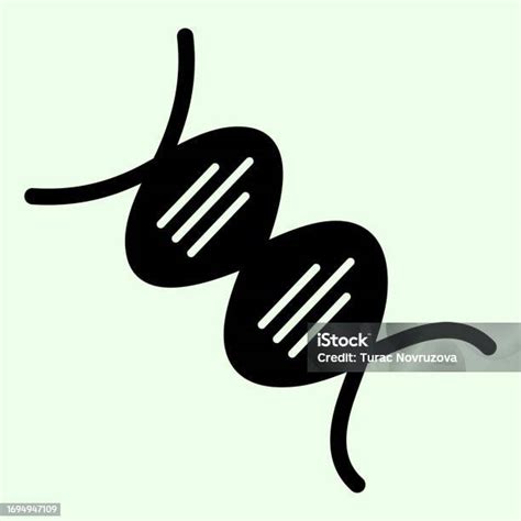 Dnk 분자 고체 아이콘입니다 흰색 배경에 있는 Dna 요소 상형 문자 스타일의 과학적 구조 화학과 의학은 모바일 개념 웹 디자인에 서명합니다 벡터 그래픽 0명에 대한 스톡