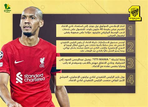 ميركاتو الاتحاد العبود إلى الاتفاق وتطور صفقة فابينيو