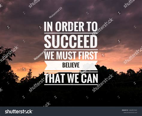 Inspirational Motivation Quote On Sunset Background Stock Photo Shutterstock