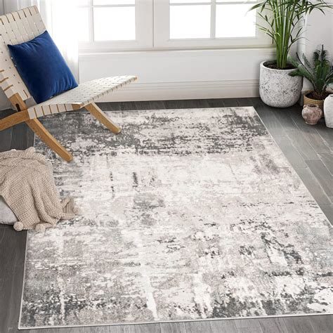 Artandtuft Washable Rug Anti Slip Backing Abstract 8x10 Area
