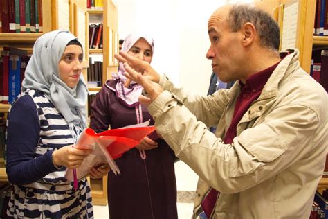 Visite d un groupe détudiants de la Faculté Polydisciplinaire de Larache