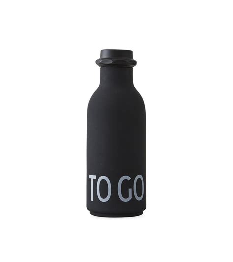 Butelka na wodę TO GO czarna ml Design Letters Sklep EMPIK