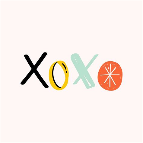 Xoxo Doodle Typography