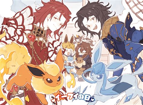 Luminous Slime Carbuncle Granblue Fantasy Eevee Flareon Glaceon
