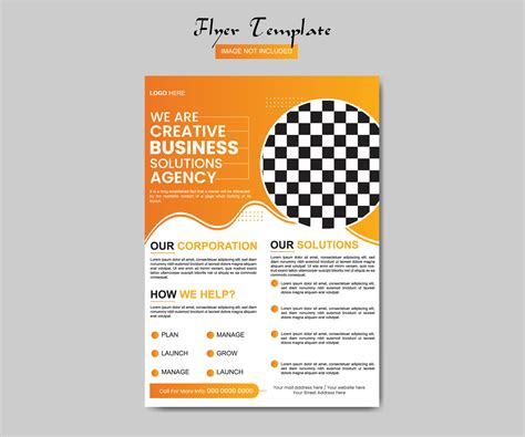 Business Solution Flyer Template Design Business Flyer Design Template