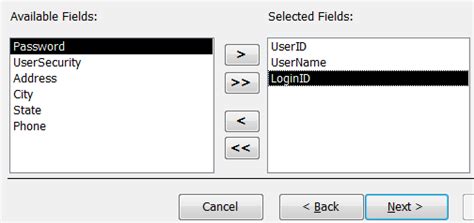 Selectfields IAccessWorld Com