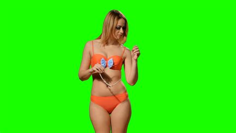 Girl Dancing In A Swimsuit Stock Footage Video 100 Royalty Free