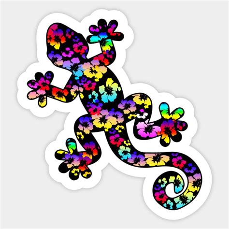Lizard Gecko Tropical Lizard Sticker Teepublic