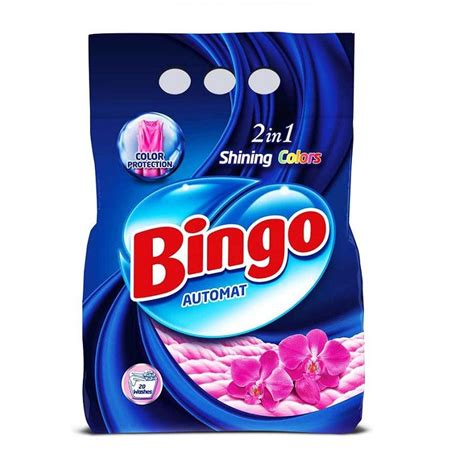 Bingo Color Прах за пране за цветни дрехи X2 кг