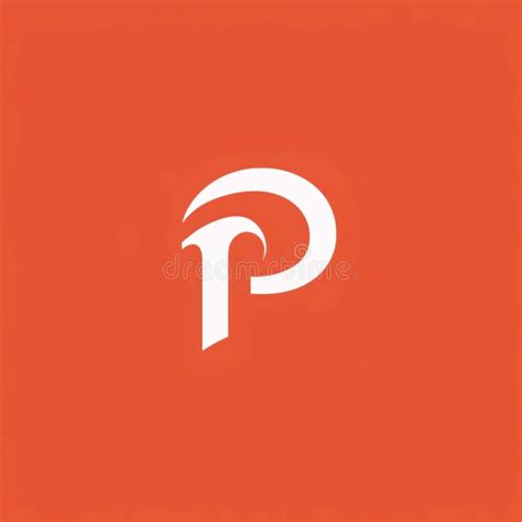 Letter P Icon Design Template Elements Clean And Simple Monogram Sign