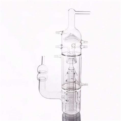 4 Stage Glass Oil Diffusion Pump Borosilicate Glass 3 3 Labxsci