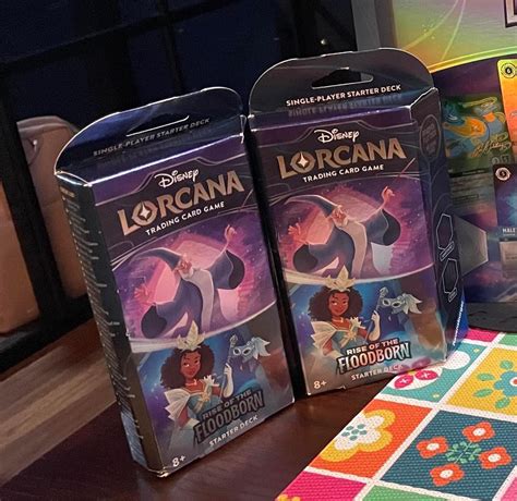 Disney Lorcana Rise Of The Floodborn Starter Deck Amethyst Steel
